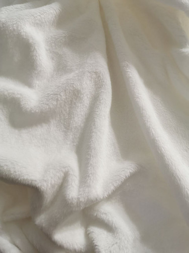 White Stretch Minky | CanFur