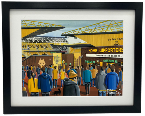 Wolverhampton Wanderers F.C, Football Framed Art Print. Molineux Art ...