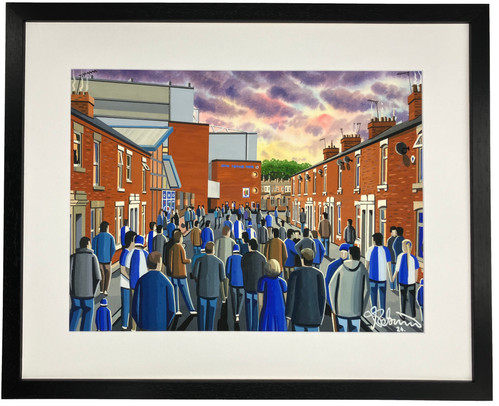 Blackburn Rovers F.C, Ewood Park, High Quality Framed Football Art ...