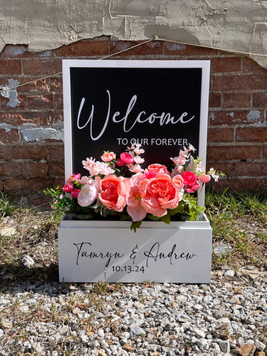 Flower Box Sign | Clothandpallet