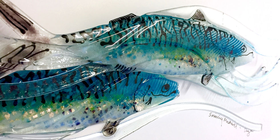 Glass Fish Wall Art | dreyaglass