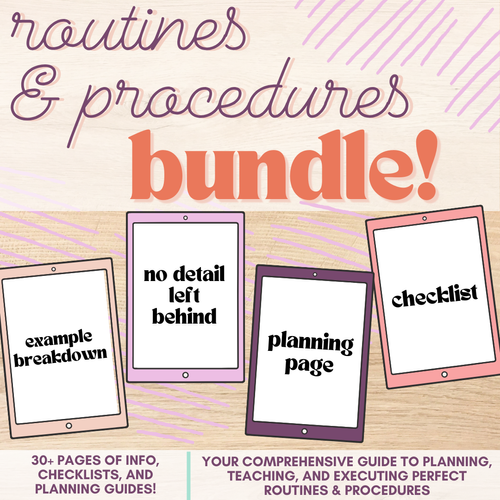 Bundle! Routines & Procedures | MrsPhillipsN5th