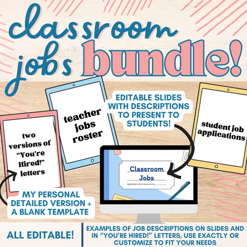 Bundle! Classroom Jobs | MrsPhillipsN5th