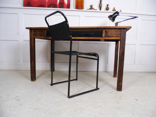 Vintage Retro Industrial Ex Military War Dept WW2 RAF 1941 Pine DESK ...