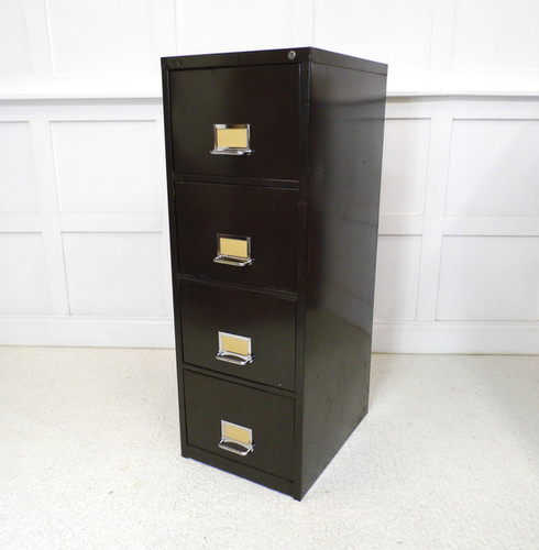 Vintage Industrial chic Harvey Milner Filing metal cabinet home office ...