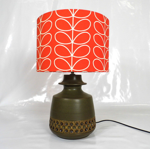 Vintage retro Jersey Pottery stoneware impressed decoration design ...