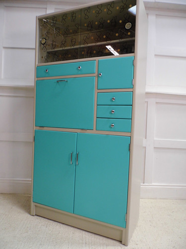 Vintage Retro Midcentury Hygena Kitchen Larder Storage Cabinet 50s chic ...