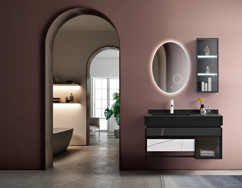 RLD-6662 Sintered Stone Cabinet | RICHFORD