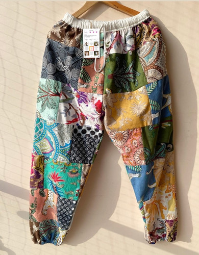 Cotton Patchwork Jogger | KOTRANIC