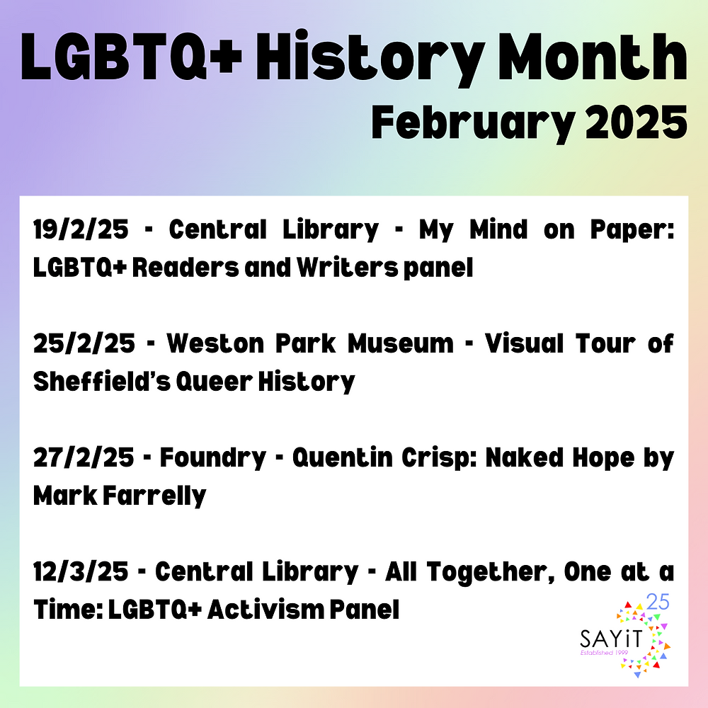 Our LGBTQ+ History Month 2025 Events