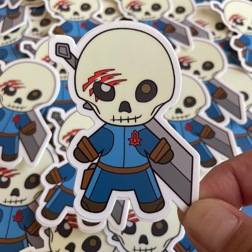 Skully Demon Slayer Sticker | Monkey Boy