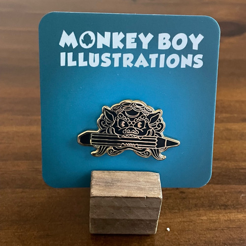 Sketch Foo Pin | Monkey Boy