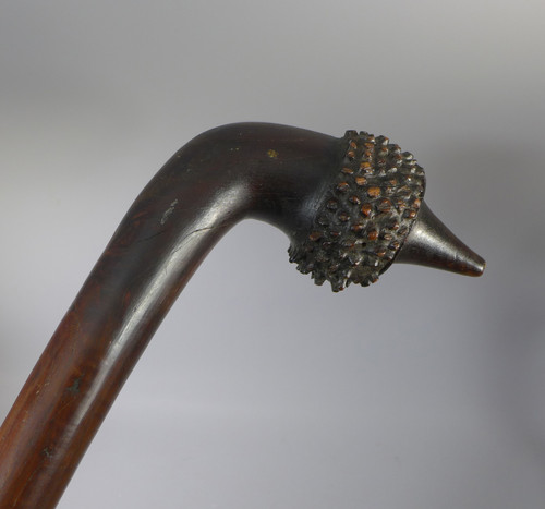 Fine Antique Fijian Beaked Pineapple Totokia Tribal War Club | Antiqueguys