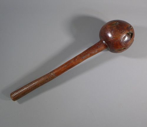 Antique Fijian Ball Headed ULA DRISIA Throwing Club | Antiqueguys