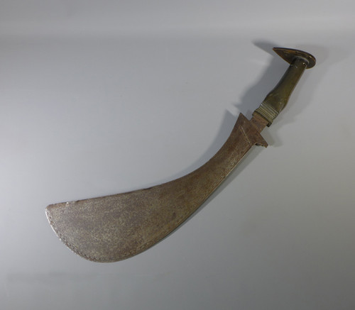 Antique Indian Coorg Ayda Katti Sword with Horn Grip | Antiqueguys