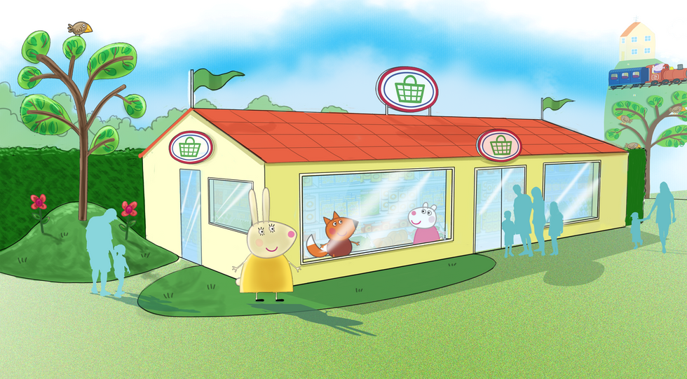 Peppa Pig Land Attraction Design | Andy White Creative Ltd | England