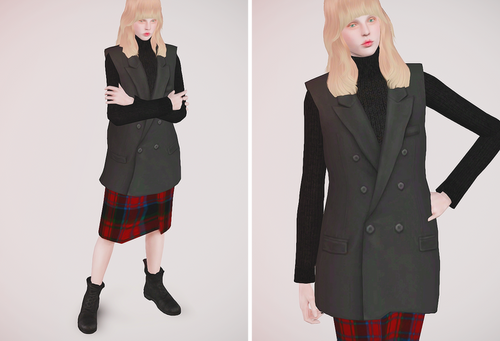 Tailored Vest Acc for female | sims3