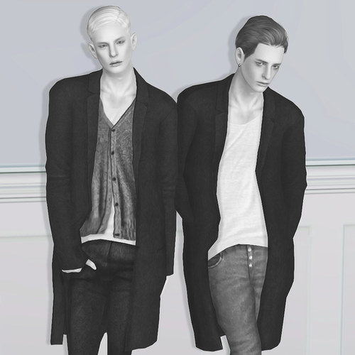 Modern Tailored Coat for male | sims3
