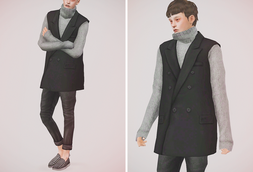 Tailored Vest Acc for male | sims3