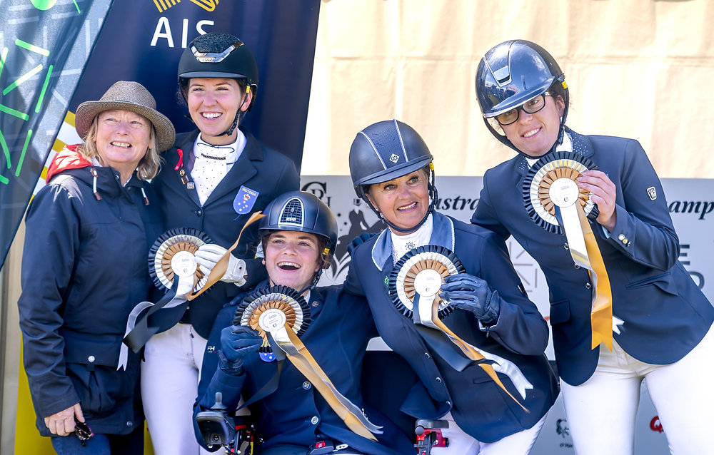 Good scores, comradery among highlights of dressage champs