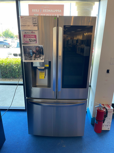 LG LRFVC2406 24 cu. ft. Smart InstaView™ Counter-Depth Refrigerator ...