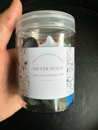 Outer Space Mini Playdough Kit | The Little Sensory S
