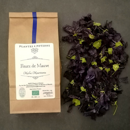 Mauve Fleurs | Malva Mauritania | plantes-et-potions