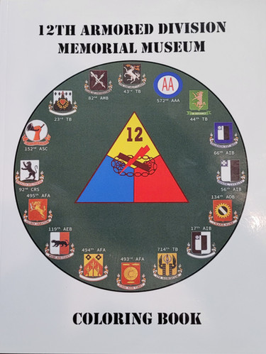 12th Armored Division Memorial Museum Coloring Book | 12th ArmoredDivision