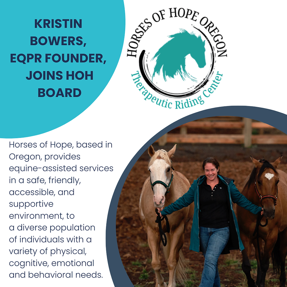 Kristin Bowers, EQPR Founder, joins the Board at Therapeutic Riding ...