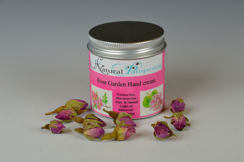 Rose Garden Light Hand Cream | natural-pampering