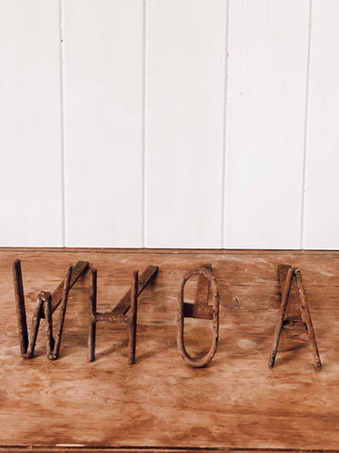 Vintage Branding Iron Letters | Studio2804