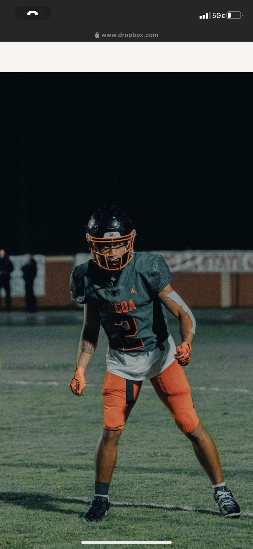 Donte Cook Player Card | Football | The Athletic Academy