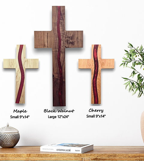 rugged wood cross