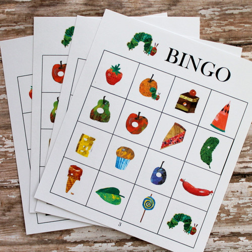 FREE Hungry Little Caterpillar BINGO printable | Zeppelin Balloons