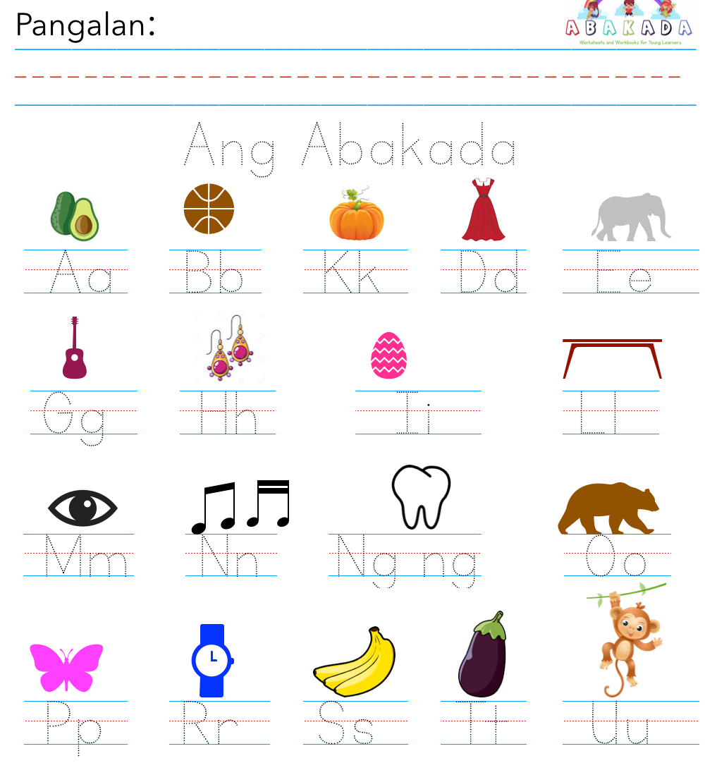 Alpabetong Filipino Worksheet Grade 1 Alpabetong Filipino Worksheet Grade 1