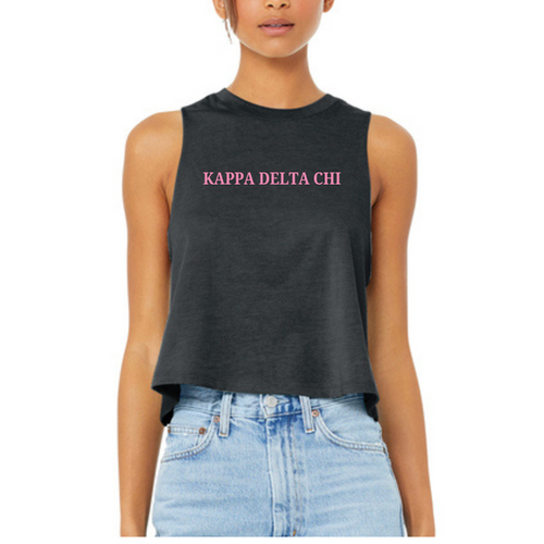 Kappa Delta Chi Cropped Tank | Greek4All