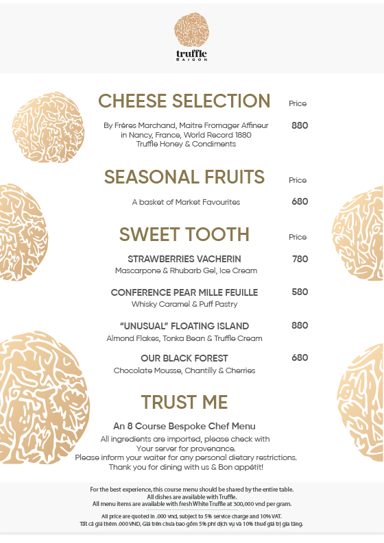 Truffles Menu With Prices at Millie Fuentes blog