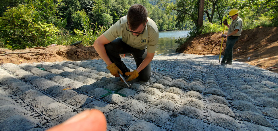 Boat Ramp Erosion Control | Flexamat