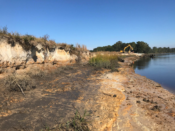Riverbank erosion control