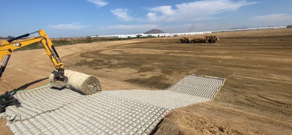 Spillway Erosion Control and Access Road Armoring