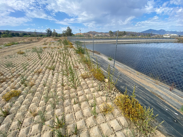 Spillway Erosion Control and Access Road Armoring