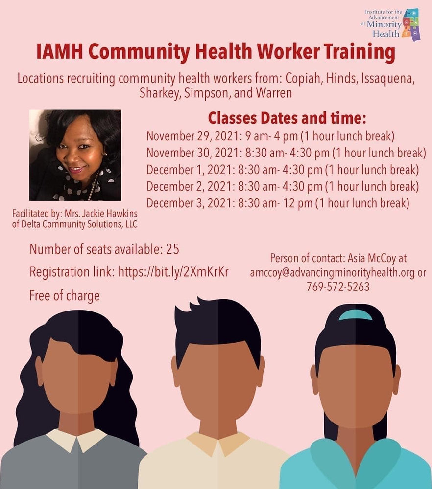 Community Health Workers Training Offered