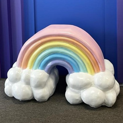Rainbow Statue Prop | Rent4Parties
