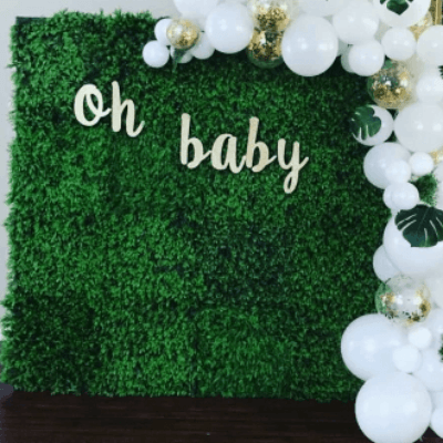Backdrop Wall Grass Square 7x7 | Rent4parties