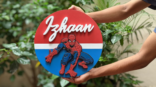 Spider man Nametag | Decography