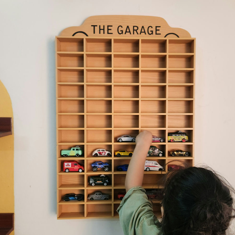Matchbox Car Storage – Personalized Wooden Garage for 60 cars | Decography