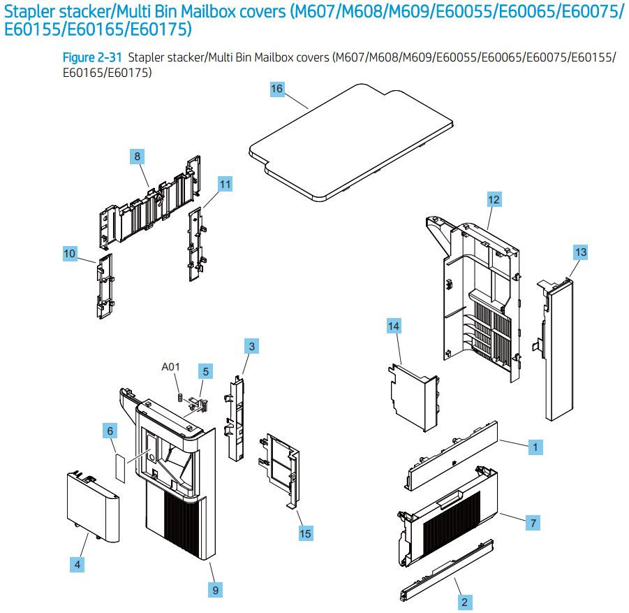 HP M610 M611 M612 E60055 E60065 E60075 E660155 E60165 E60175 Laser ...