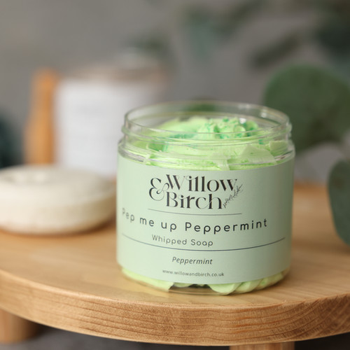 Pep me up Peppermint Whipped Soap | Willow & Birch