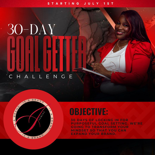 30 Day Goal Getter Challenge | Jasmine is a Brand