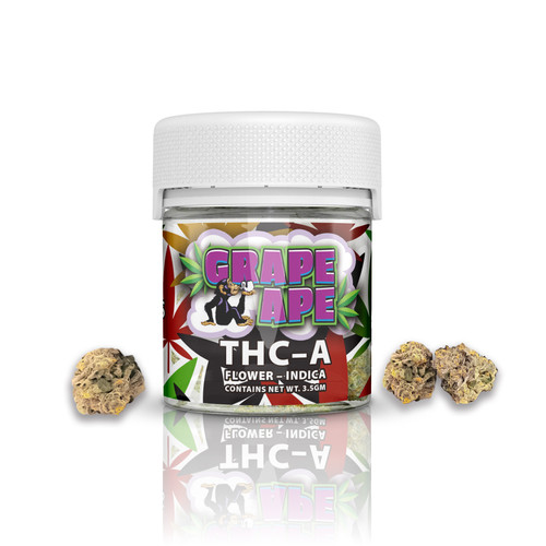 Red Dragon THC-A 3.5G Flower - Grape ape - Indica | Hydrohemp